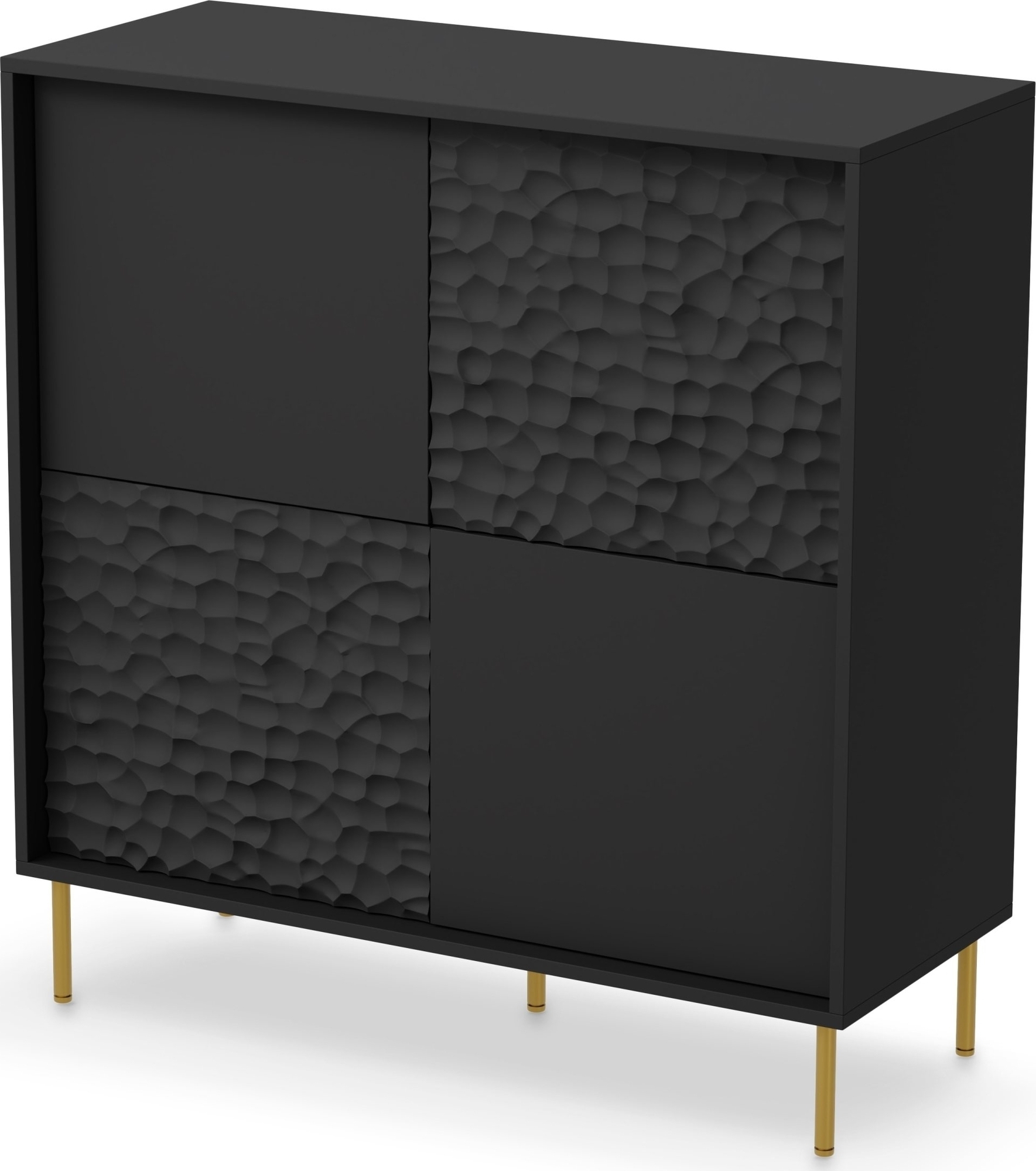 Bullet kommode - Sort/guld - 3395 DKK - Kommoder - Trendrum.dk