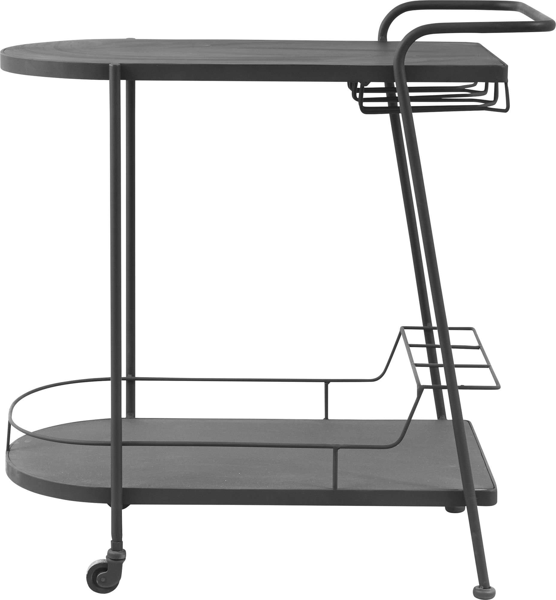 Dublin serveringsvogn 78x40 cm - Sort - 1595 DKK - Serveringsvogne ...