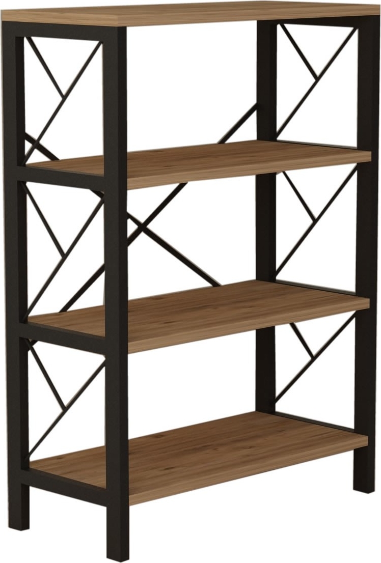 Symbol reol - Fyrreol/sort - 749 DKK - Boghylder - Trendrum.dk