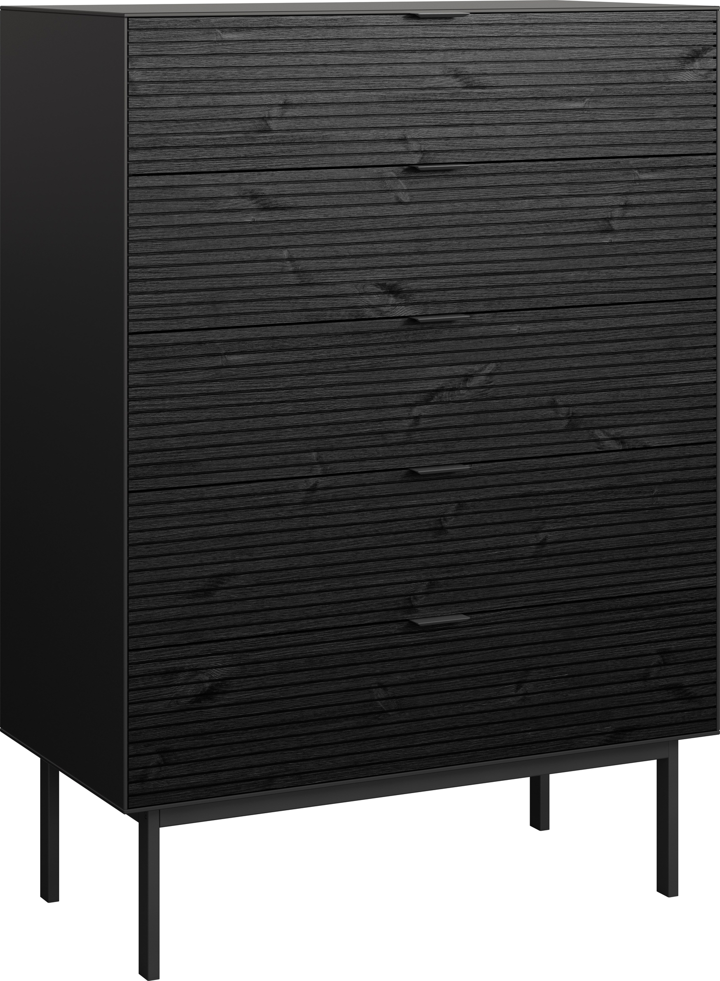 Soma kommode med 5 skuffer - Sort - 4295 DKK - Kommoder - Trendrum.dk