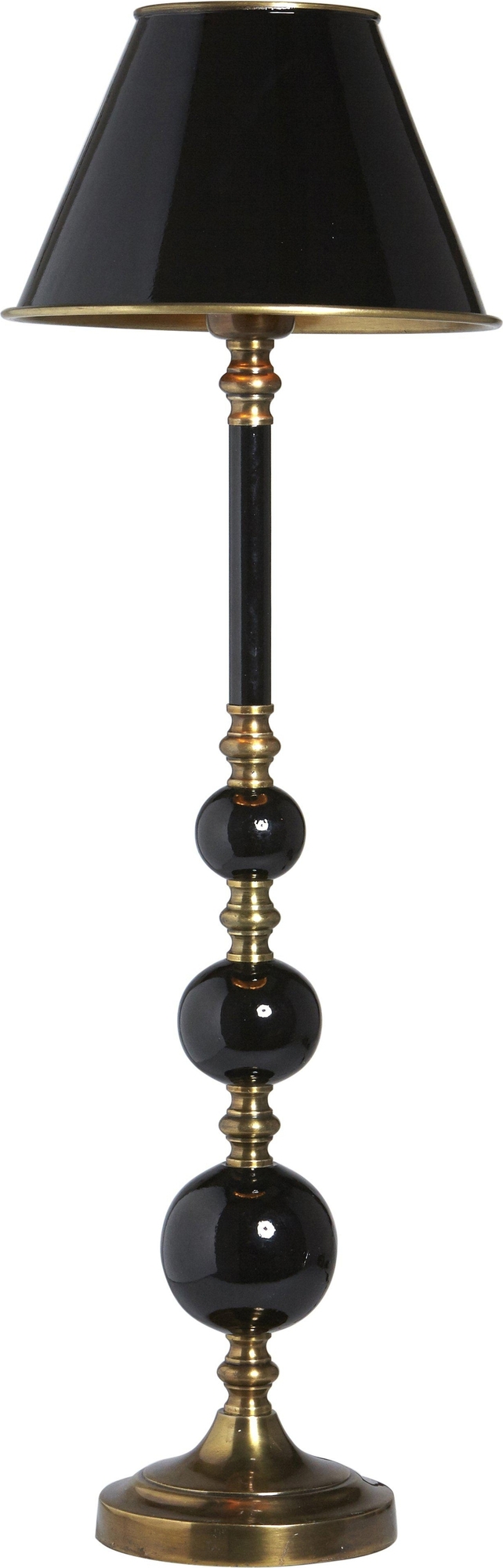 Abbey bordlampe - Sort/messing - 68 cm - 2295 DKK - Bordlamper ...