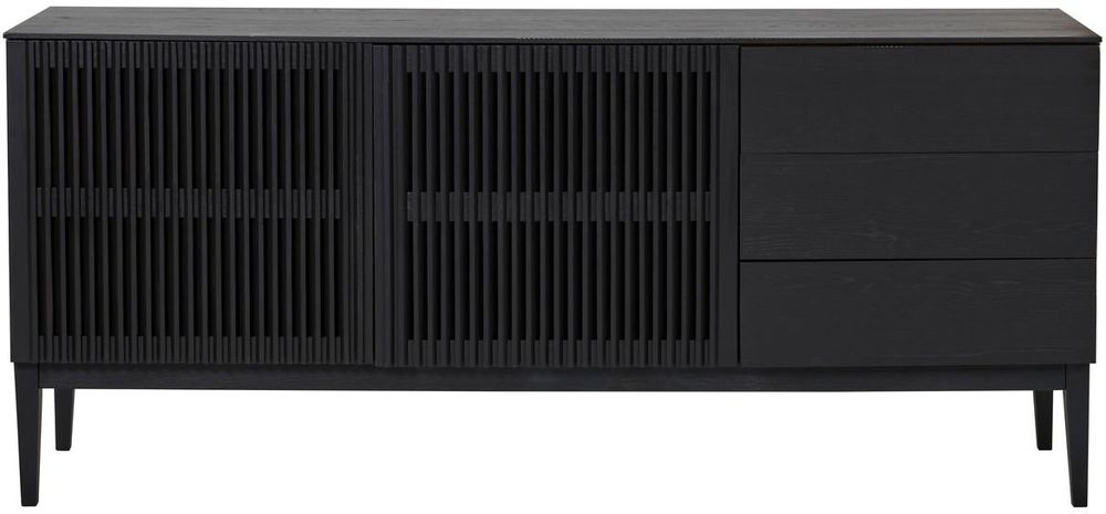 Darell skænk - Sort ask finer/eg + Tekstilrensning til møbler - 6695 ...