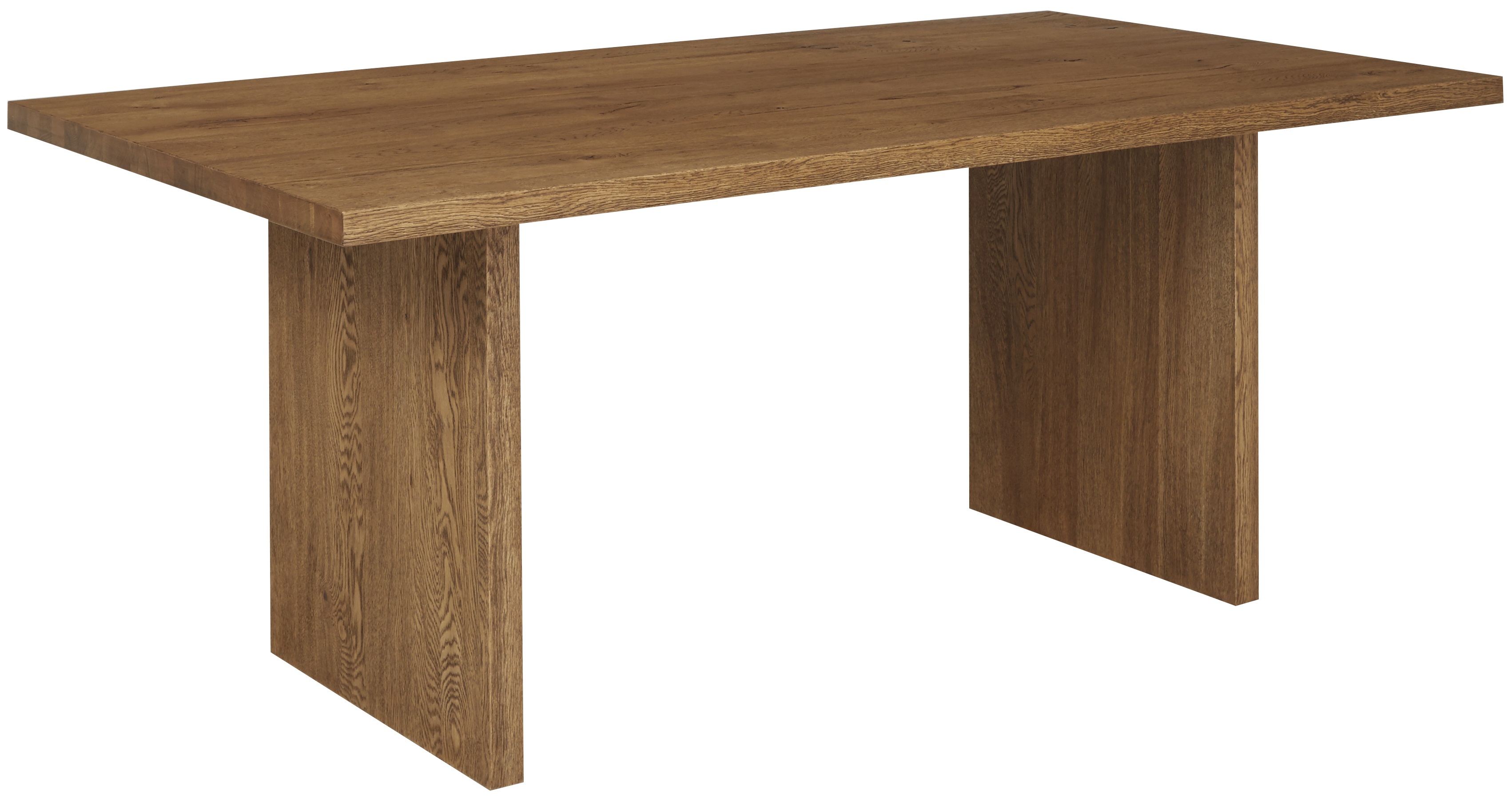 Bruxelles spisebord 190-290 cm (2 flapper inkluderet) - Brun rustik eg ...