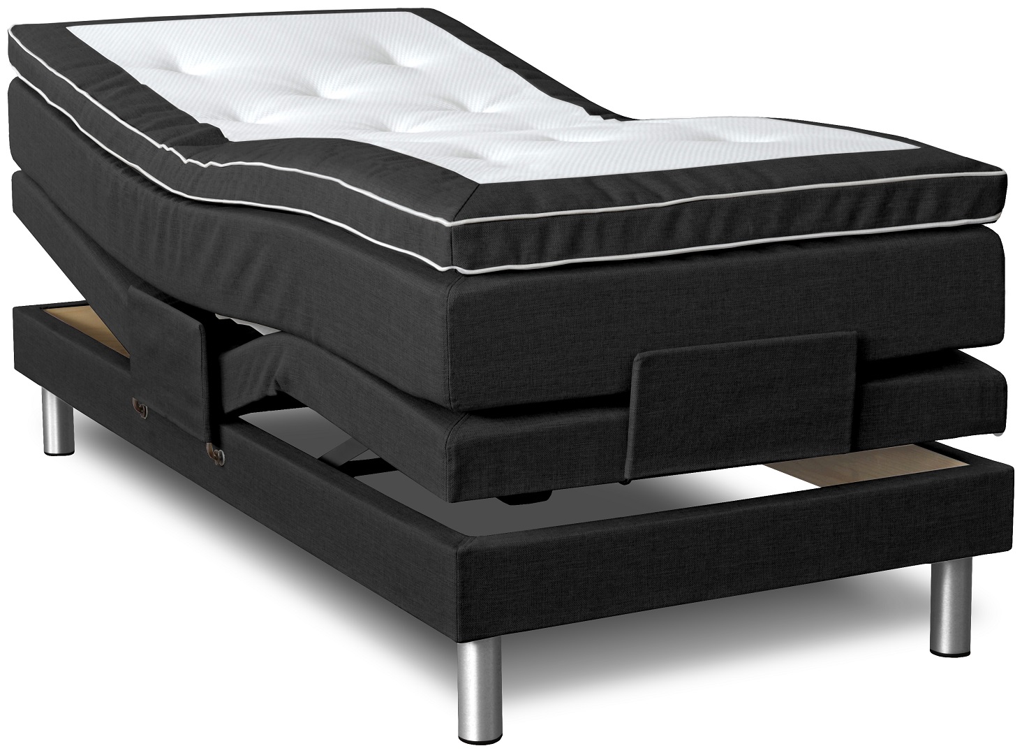 Cloud justerbar seng 7-zone (sort) - valgfri bredde - 7495 DKK ...