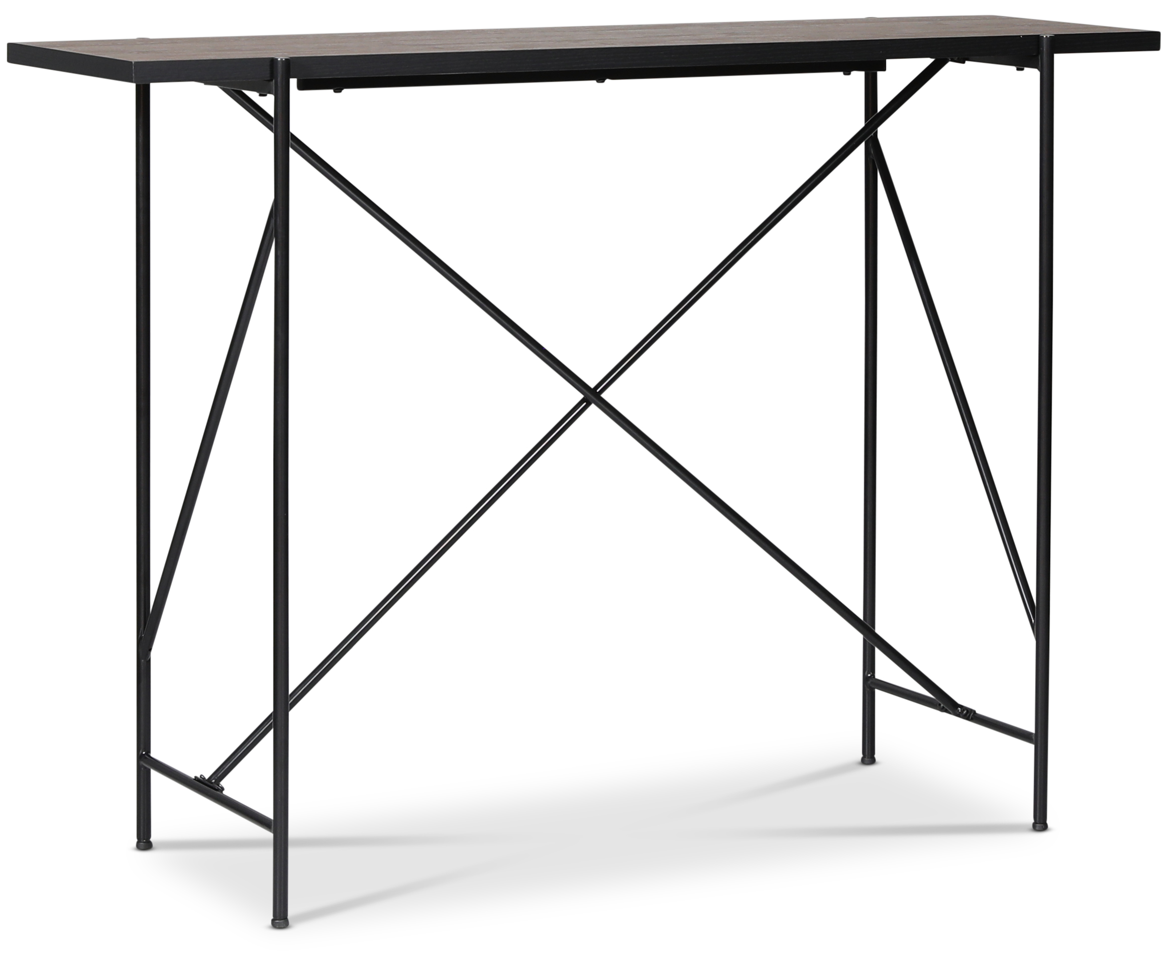 Portland barbord 140 cm - Brun/sort + Møbelfødder - 1239 DKK - Barbord ...