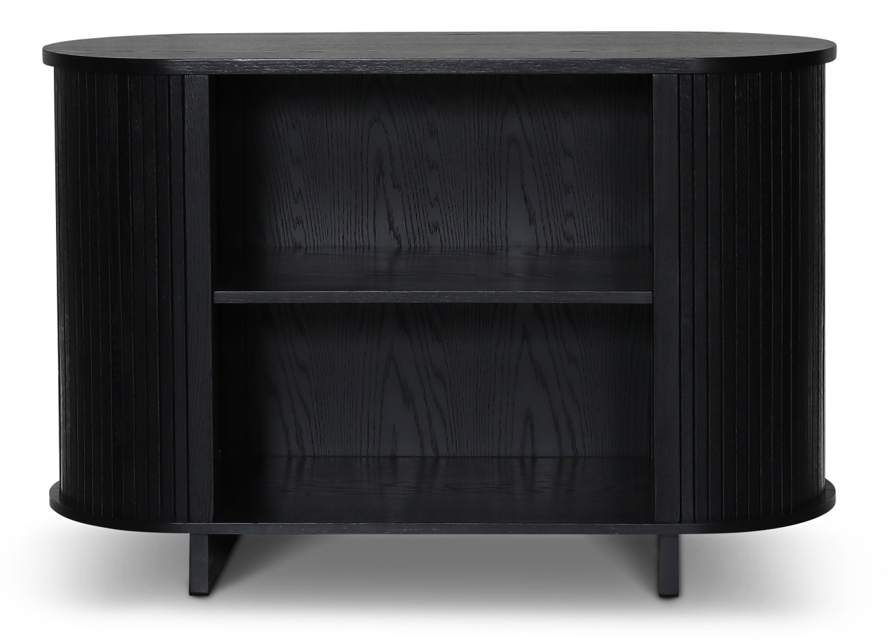 Nova lav reol i sortbejdset eg 120x80 cm - 4495 DKK - Dækketøjsskabe ...