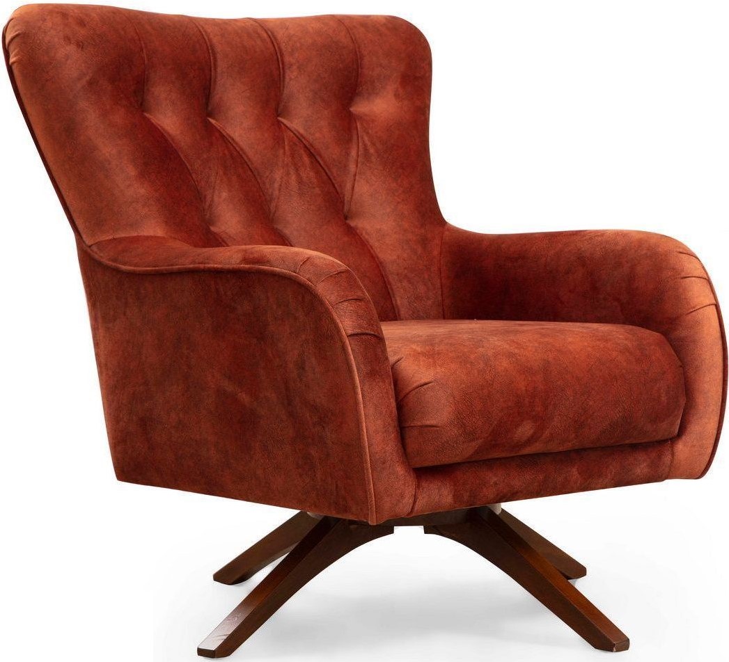 Siesta lænestol - Orange - 6695 DKK - Stof lænestole - Trendrum.dk