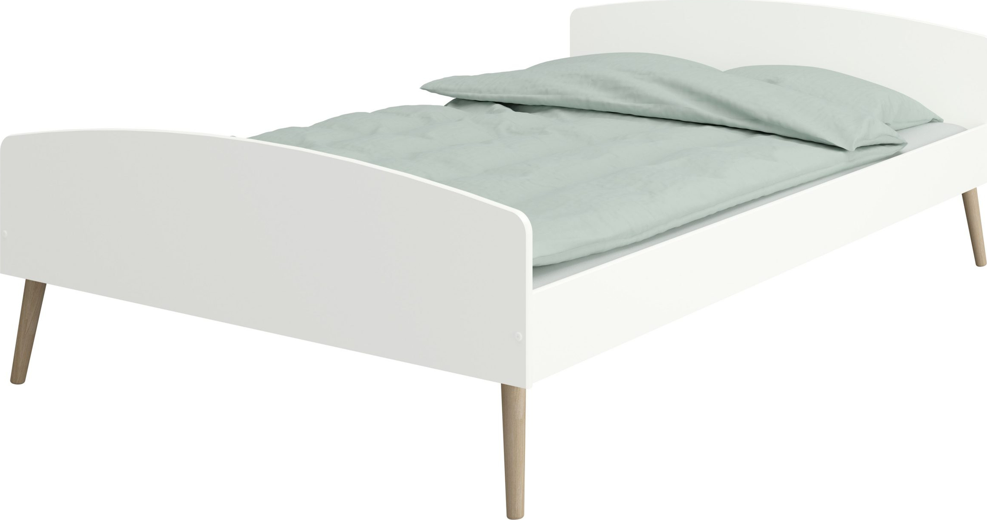Softline seng 140 x 200 cm - Hvid - 2795 DKK - Enkeltsenge - Trendrum.dk