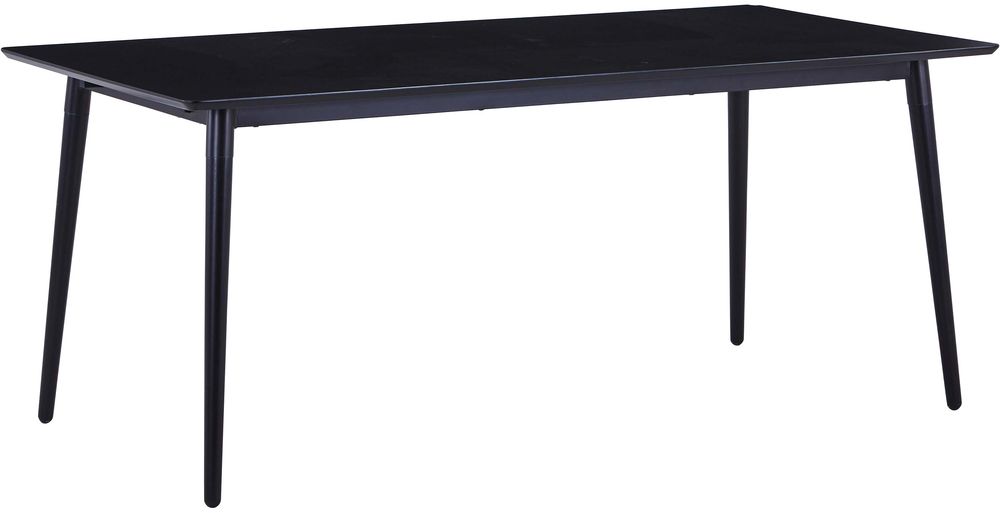 Velda spisebord 180x90 cm - Sort ask finer - 2395 DKK - Øvrige ...