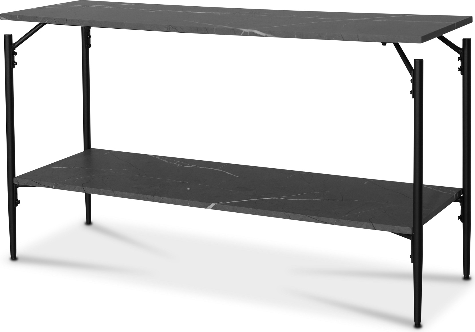 Wayne Console bord 135 x 90 cm - Grå marmor print - 1195 DKK ...